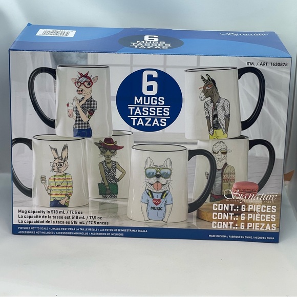 Signature Houseware | Dining | Nib Signature Houseware 6 Piece Coffee ...